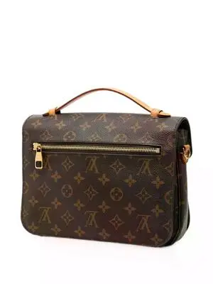 LOUIS VUITTON 2016 Monogram Pochette Metis Satchel