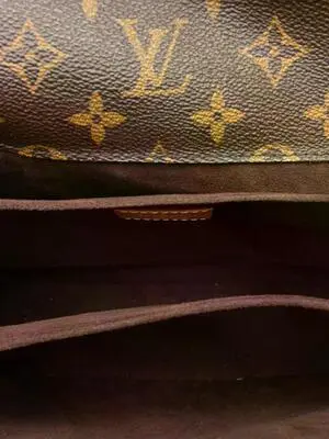 LOUIS VUITTON Monogram Pochette Metis Satchel - Brown