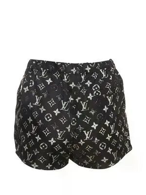 LOUIS VUITTON Monogram Print Shorts