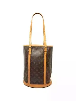 LOUIS VUITTON Monogram Gm Bucket Bag - Brown