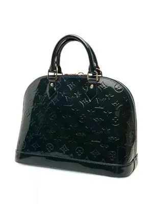 LOUIS VUITTON 2013 Monogram Vernis Alma Pm Handbag - Blue