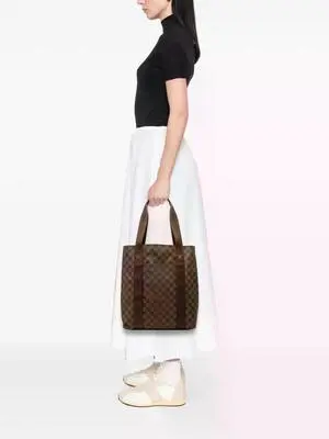 LOUIS VUITTON Damier Ebene Cabas Beaubourg Tote Bag