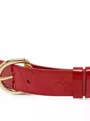 LOUIS VUITTON Monogram Vernis Leather Belt