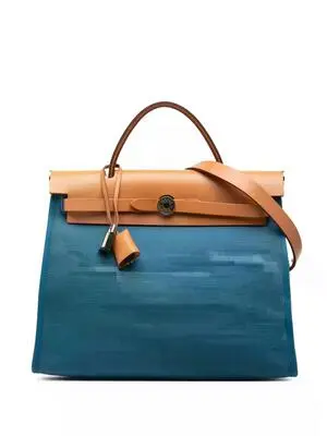 Hermès 2016 Herbag Zip 31 Satchel - Blue