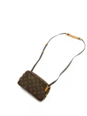 LOUIS VUITTON 2000 Monogram Pochette Marly Bandouliere Crossbody Bag - Brown