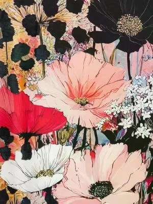 D'ANIELLO Floral-print Scarf