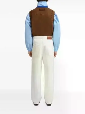 Marni Wide-leg Denim Workwear Trousers