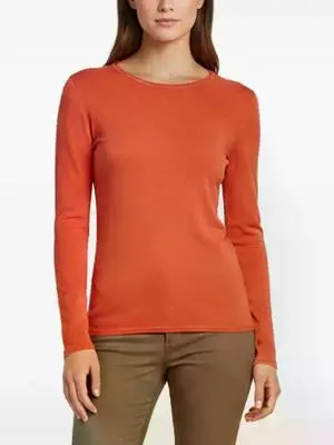 Missoni Crew-neck Long-sleeve T-shirt - Orange