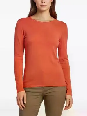 Missoni Crew-neck Long-sleeve T-shirt - Orange