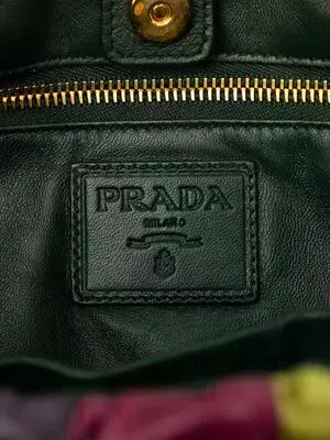 Prada Multicolor Nappa Waves Satchel