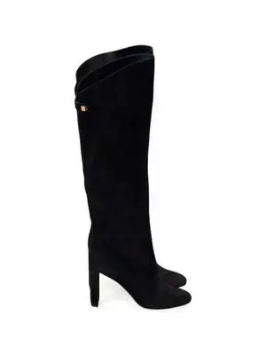 MAISON SKORPIOS Adriana Stud Detail Over-the-knee Boots