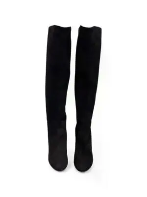 MAISON SKORPIOS Adriana Stud Detail Over-the-knee Boots