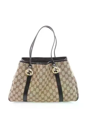 Gucci Gg Canvas Twins Tote Bag - Neutrals