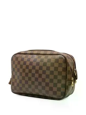 LOUIS VUITTON Damier Ebene Reporter Pm Crossbody Bag