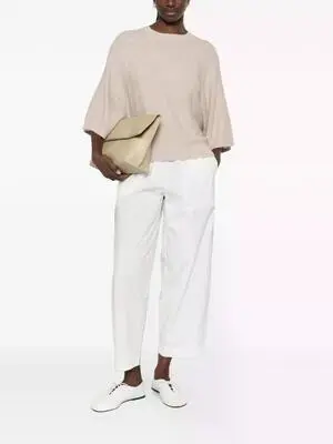 Fabiana Filippi Sequin-embellished Raglan-sleeve Sweater