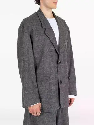 SOCIETE ANONYME Checked Wool Blazer