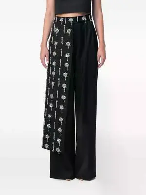 M.MARQUISE Kya Crystal-embellished Maxi Overskirt