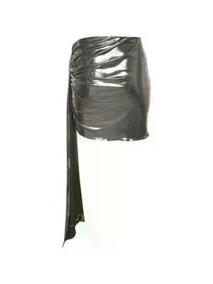 Magda Butrym Asymmetric Draped Mini Skirt