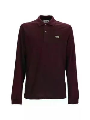 Lacoste Logo-patch Long-sleeve Polo Shirt