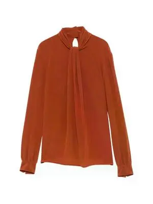 Saint Laurent Gathered Blouses