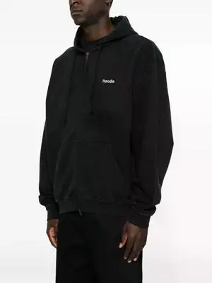 Vetements Logo-print Zip-up Hoodie
