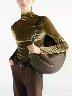 LEMAIRE Large Quiver Clip Bag In Leather