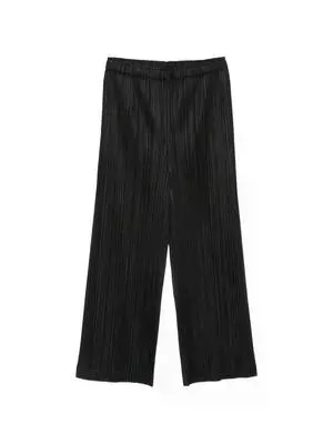 Issey Miyake Pleated Cropped Trousers