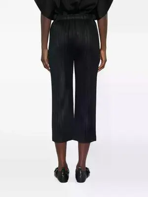 Issey Miyake Pleated Cropped Trousers