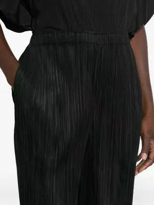 Issey Miyake Pleated Cropped Trousers