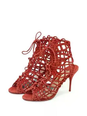 SOPHIA WEBSTER Delphine Cage Heeled Sandals