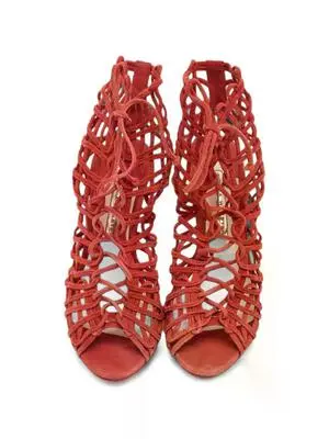 SOPHIA WEBSTER Delphine Cage Heeled Sandals