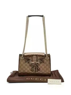 Gucci Guccissima Leather Small Emily Shoulder Bag