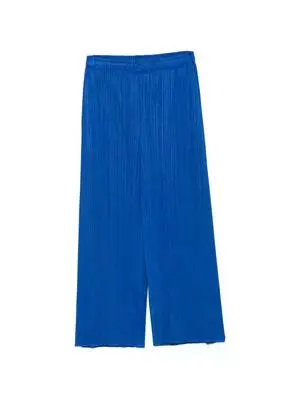 Issey Miyake Cropped Pleated Trousers