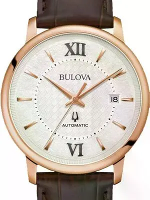 Bulova Automatic Stainless Steel Watch - White