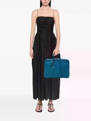 LOUIS VUITTON Grained Calfskin Porte Documents Voyage Business Bag