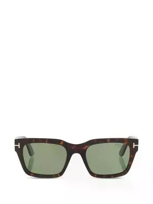 TOM FORD Square-frame Sunglasses - Metallic