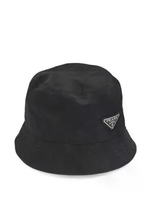Prada Logo Plaque Bucket Hat