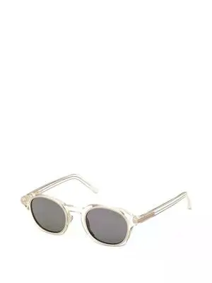 Zegna Oval-frame Sunglasses - Neutrals