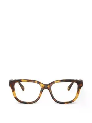 Miu Miu Geometric Frame Eyeglasses