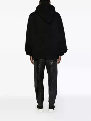 Rick Owens Mountain Zip-up Hoodie - Black