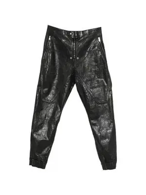 Rick Owens Moto Trousers With Zip Fastening