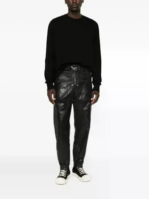 Rick Owens Moto Trousers With Zip Fastening