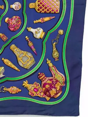 Hermès 2000s Perfume-print Scarf
