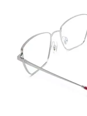 Ray-ban Geometric Frame Eyeglasses - Silver