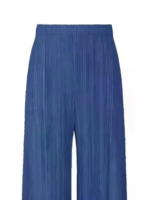 Issey Miyake Elasticated Waistband Wide Leg Trousers