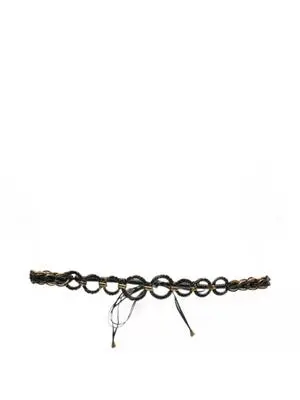Gianfranco Ferre Ring-detail Braided Belt