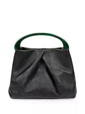 Dries Van Noten Small Pleated Leather Bag