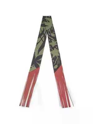 Hermès Final Abeille Fringe Scarf - Green