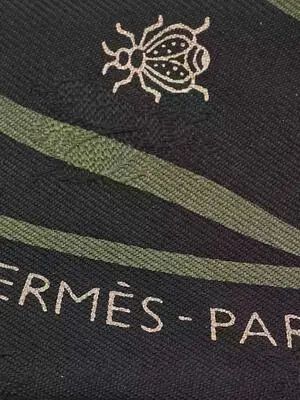Hermès Final Abeille Fringe Scarf