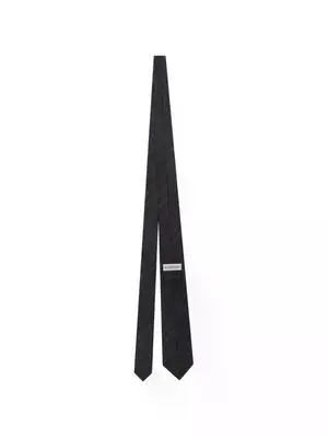 Burberry House Check Silk Tie - Black